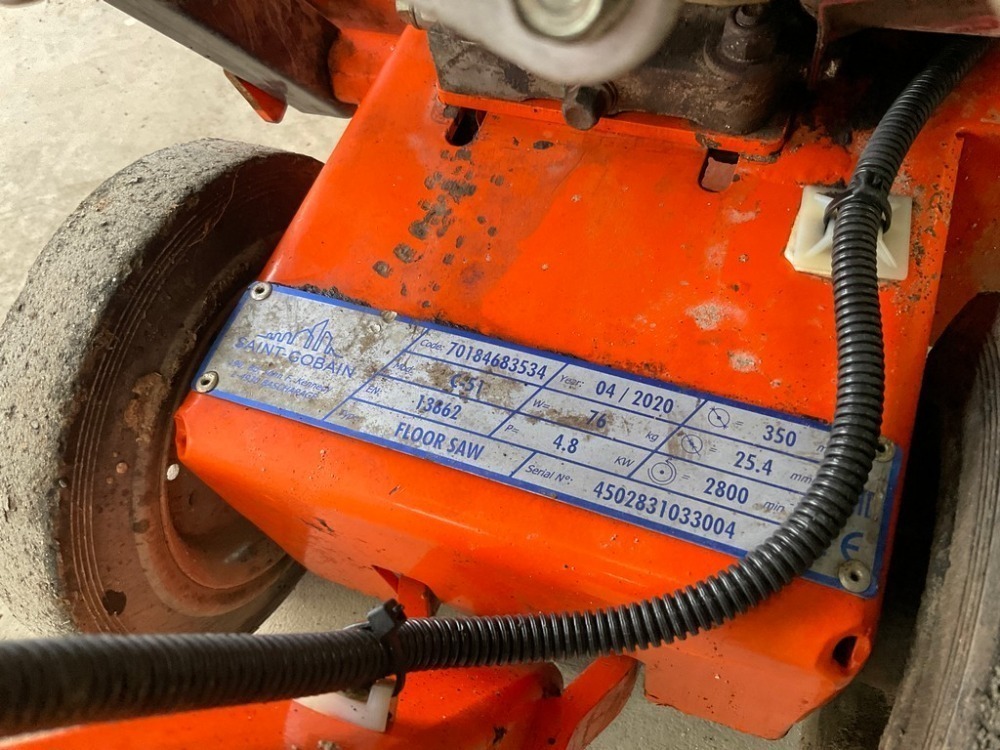 CLIPPER C51 PETROL ROAD SAW | TOOLS | T271 | Mid Ulster Auctions