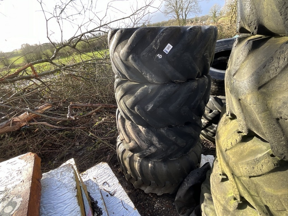 4No. ASSORTED PART WORN TYRES | GLEESON CONTRACTS I T260 | Mid Ulster ...