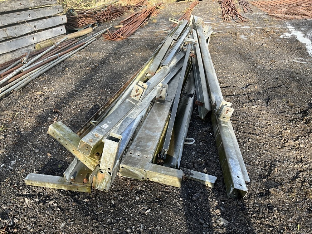LARGE SELECTION OF ASSORTED APPROX 18ft GALVANISED CHANNEL & BOX ...