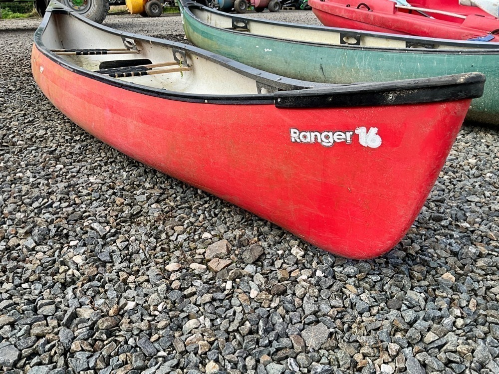 VENTURE RANGER 16 THREE SEATER CANOE | LEISURE I T296 | Mid Ulster Auctions