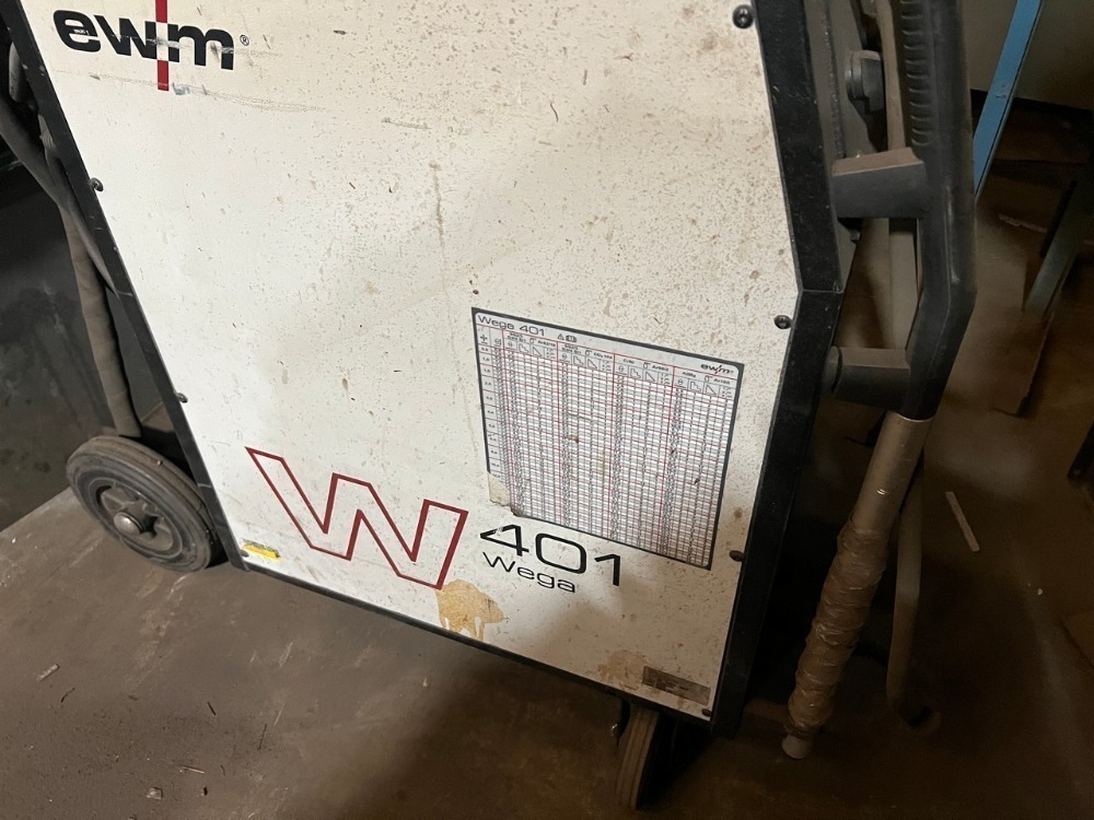 EWM W401 WEGA 3 PHASE MIG WELDER & POWER FEED | ENGINEERING I T355 ...