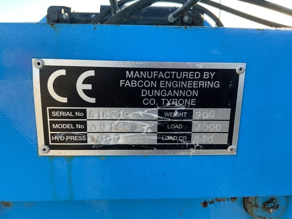 FABCON 3 TON HYDRAULIC BLOCK GRAB ATTACHMENT TO SUIT FORKLIFT ...